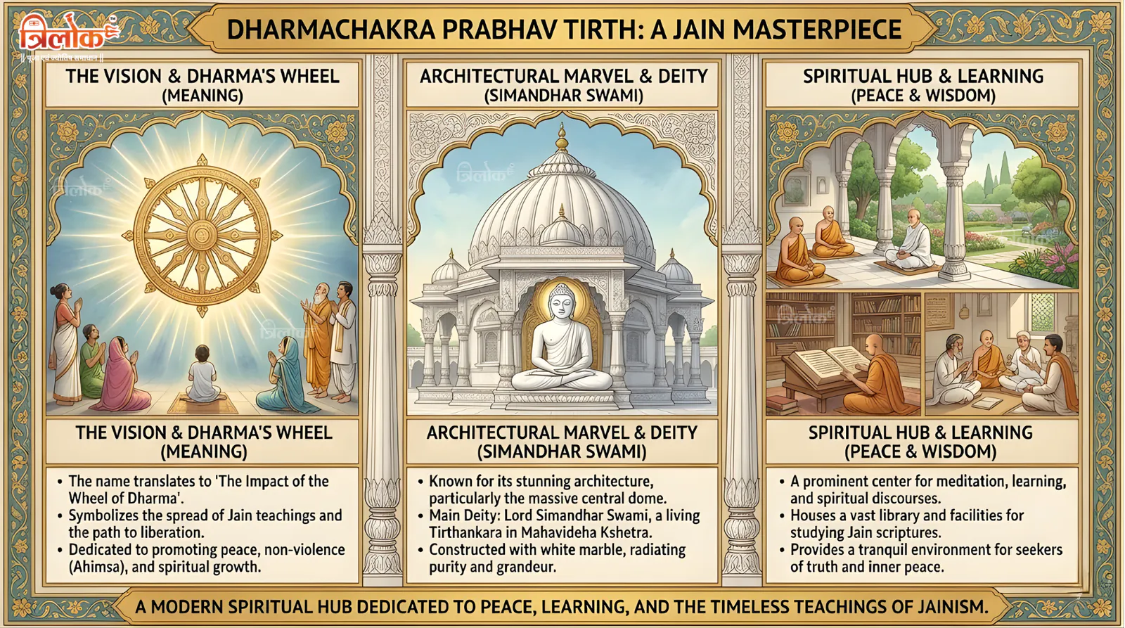 Dharmachakra Prabhav Tirth Nashik: Jain Temple Guide | Trilok
