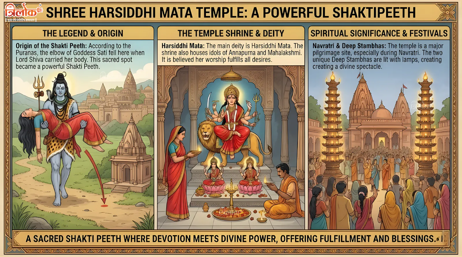 Harsiddhi Mata Temple Ujjain: Shaktipeeth & Deep Maalika