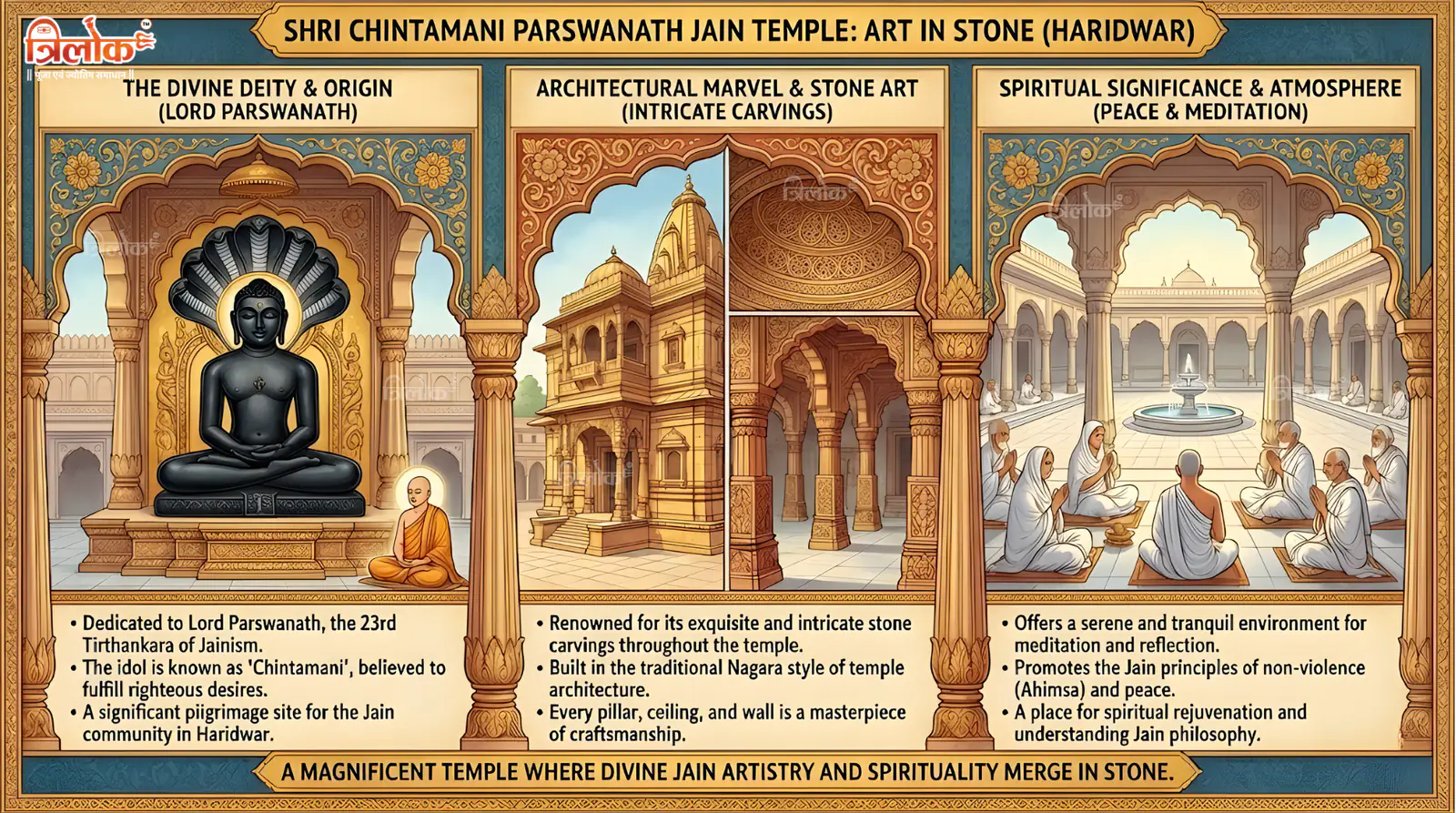Chintamani Parswanath Jain Temple Haridwar: Stay & Food | Trilok