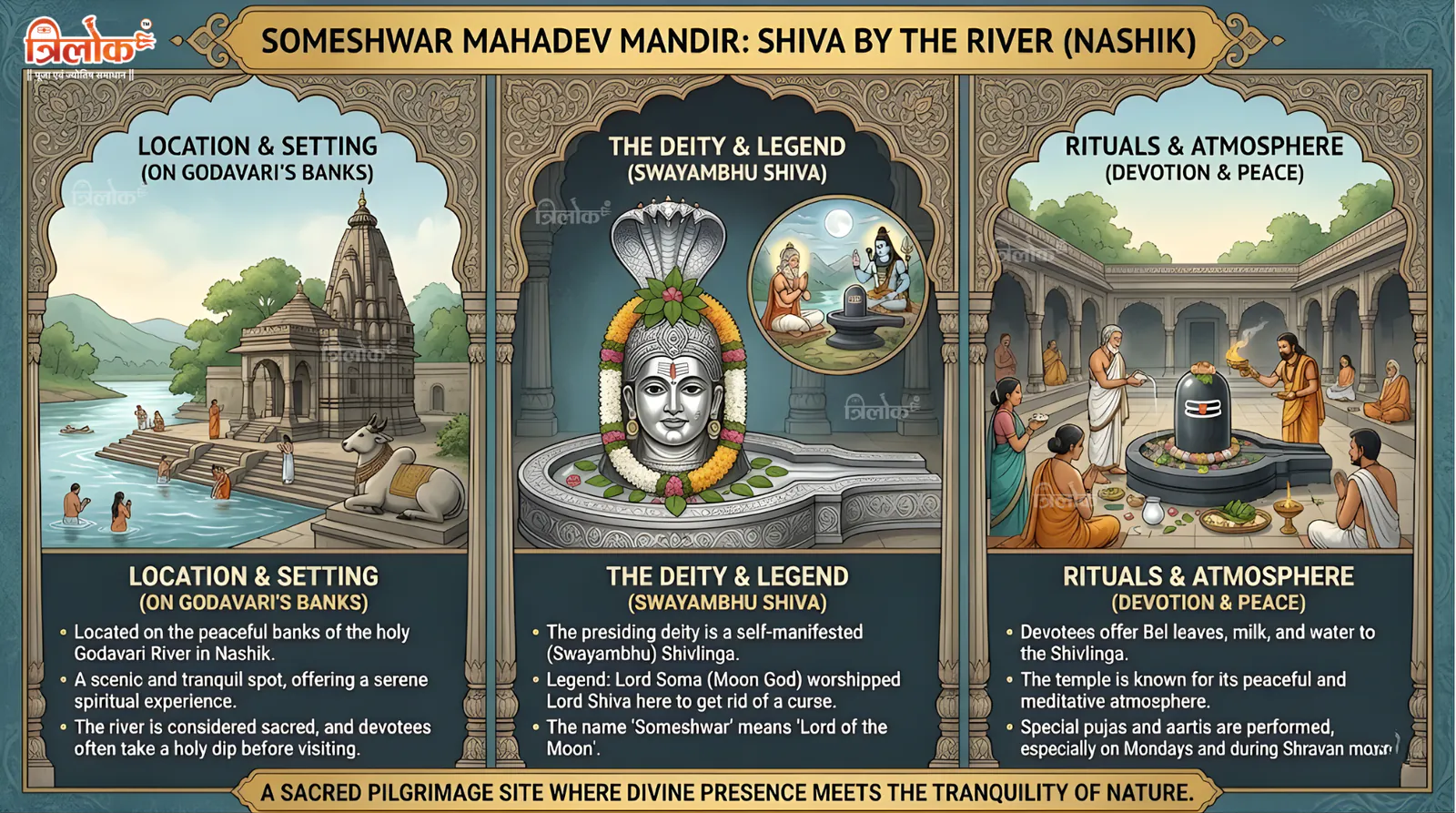 Someshwar Mahadev Mandir Nashik: Boating & Waterfall | Trilok